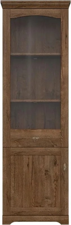XXXLutz VITRÍNA, barvy dubu, 63/201/44,50 cm Cantus - Kredence a vitríny - 002427011203