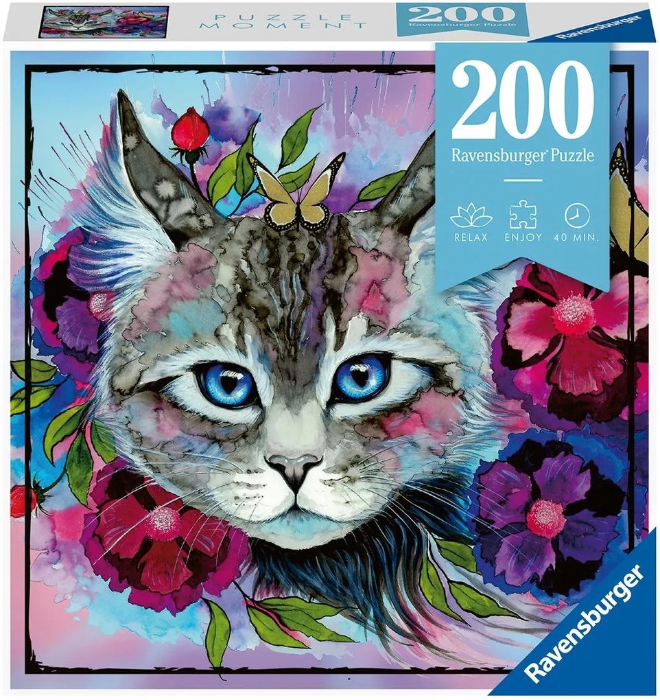 Puzzle ravensburger 129607 kočičí oči 200 dílků