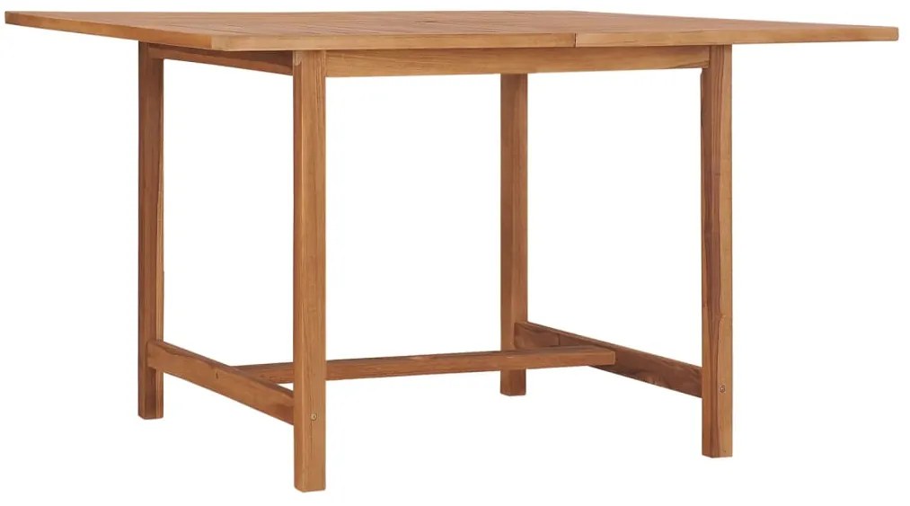 Zahradní jídelní stůl 110 x 110 x 75 cm masivní teak 318477