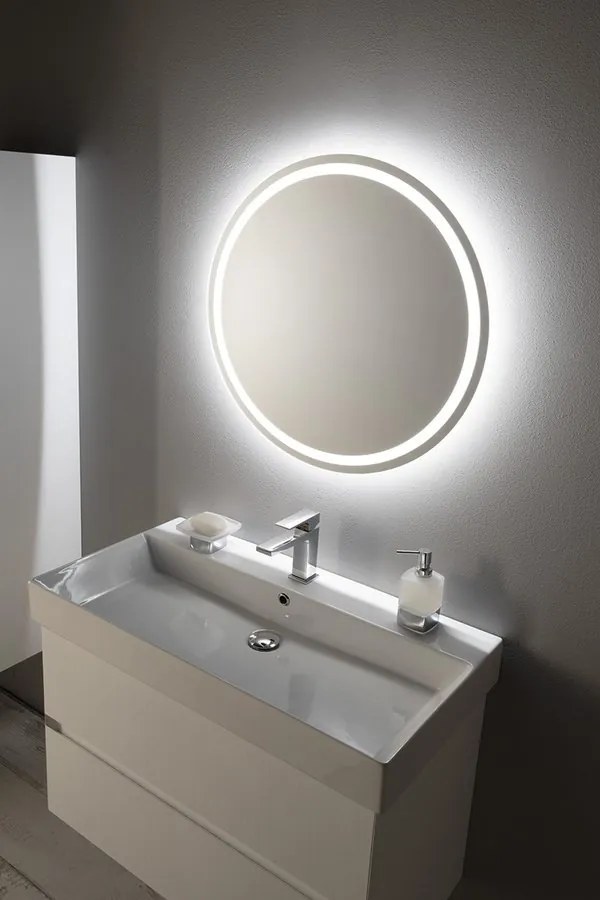 Sapho NYX kulaté zrcadlo s LED osvětlením o 70 cm NY700