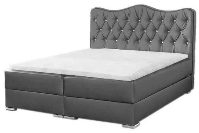 Čalouněná postel SULTAN + topper, 200x200, madryt 190
