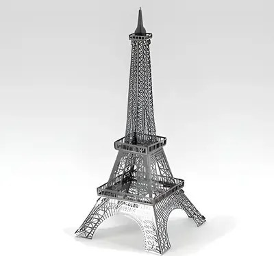 ZOYO 3D Nano puzzle Eiffelova věž / Metallic