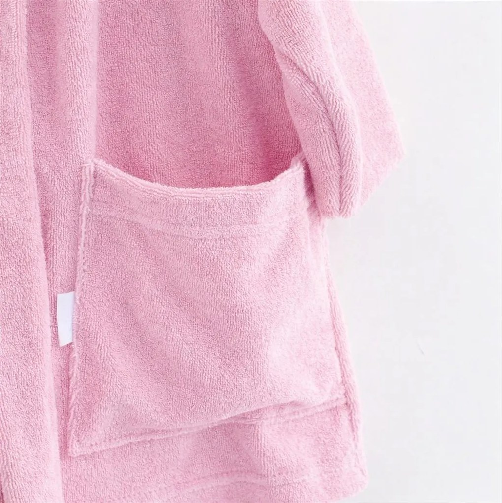 Dětský froté župan New Baby pink velikost 92/98
