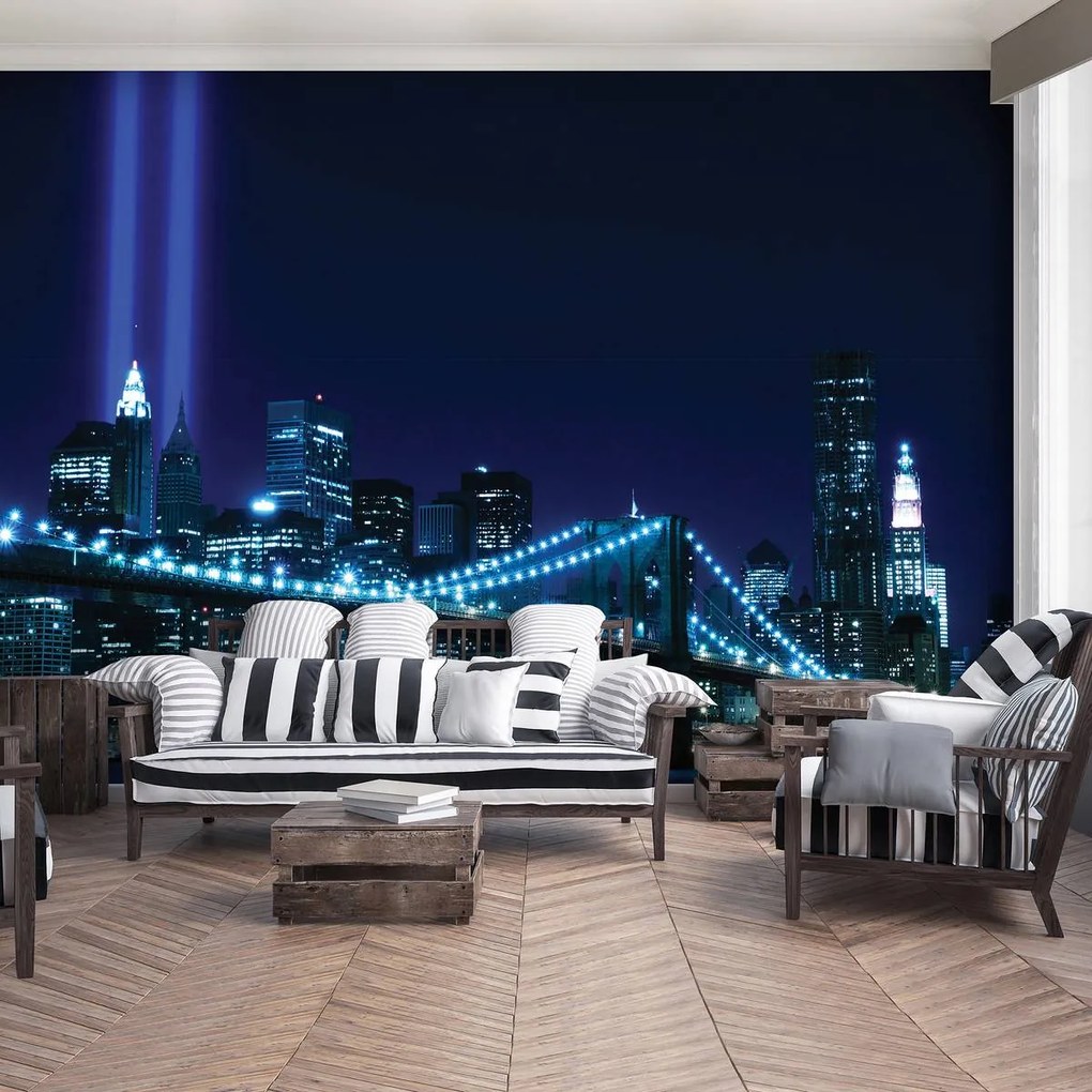 Fototapeta - New York Brooklyn Bridge City (152,5x104 cm)