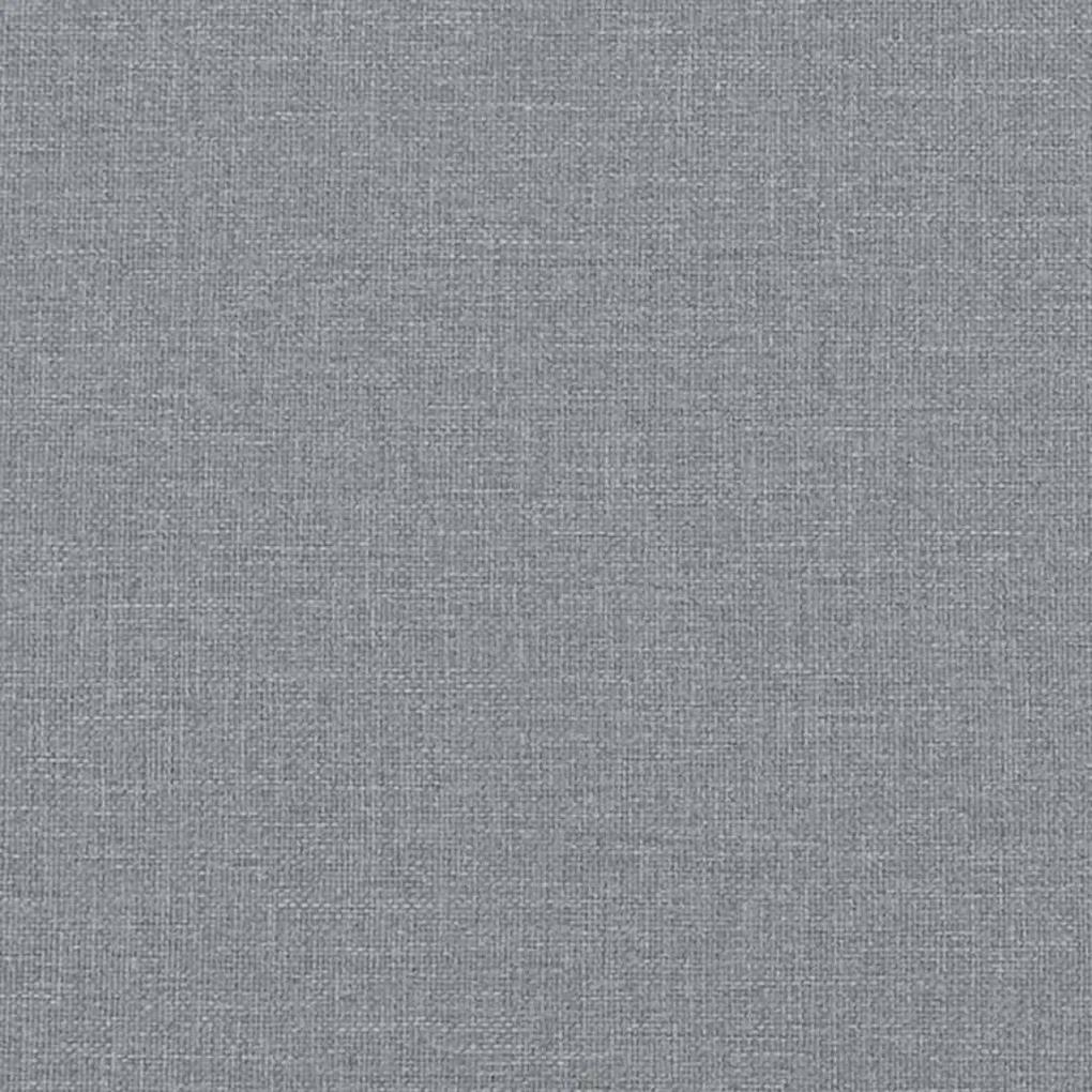 2místná pohovka světle šedá 120 cm textil - Default Title