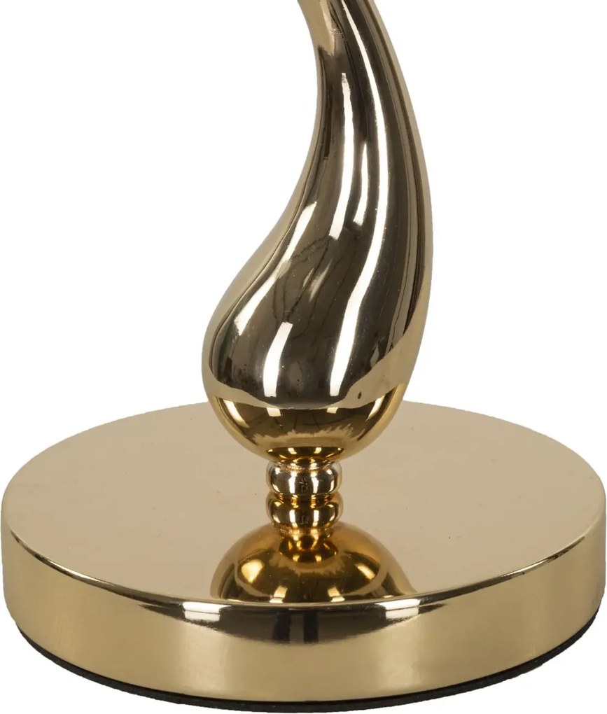 Stolní lampa Cart 47 cm bílo-zlatá