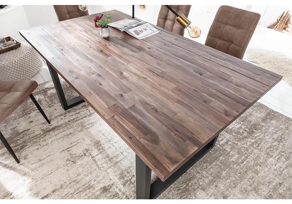 Massive home | Jídelní stůl Wotan II 180x90 z akátového dřeva 40334