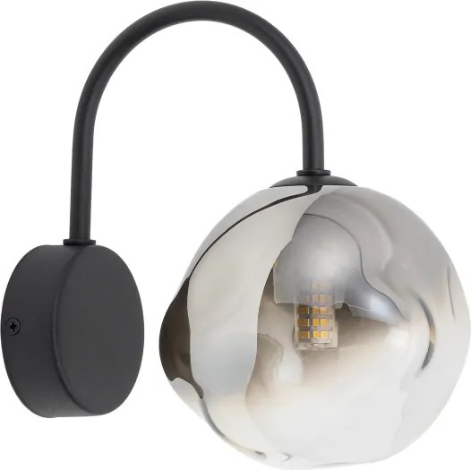 BRILAGI - Nástěnná lampa VULCANO 1xG9/8W/230V černá/kouřová černá