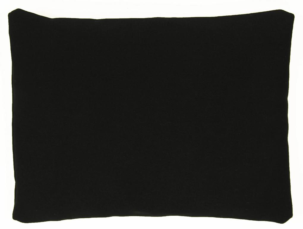 S radostí - vlastní výroba Pohankový polštář černý Velikost: 50 x 65 cm