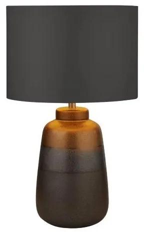 Searchlight EU2739 TABLE dekorativní lampa na komodu E27 60W 48cm tmavě šedá/bronzová Dekorační lampy na komodu