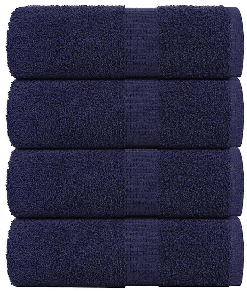 Ručníky pro hosty FROGN 4 ks tmavě modré 30x50 cm 360 g/m² 136780