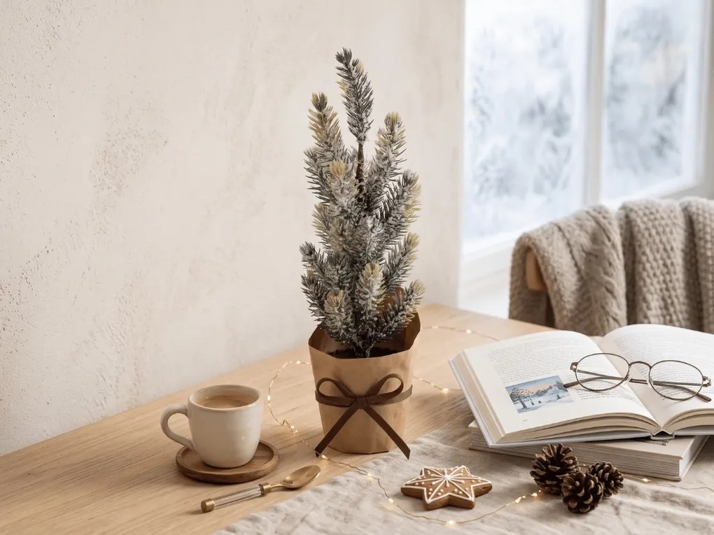 Dekorační vánoční stromeček FROSTY TREE v květináči 22 cm