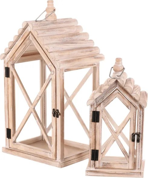 Set dvou luceren domeček hnědý DA221 (2 ks)
