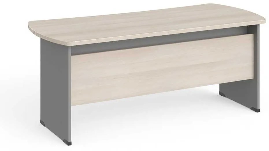 Stůl Manager 180 x 85 cm, akát světlý / šedá