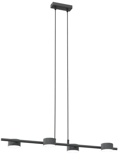 Lustr na lanku SORA 4xGX53/12W/230V černá