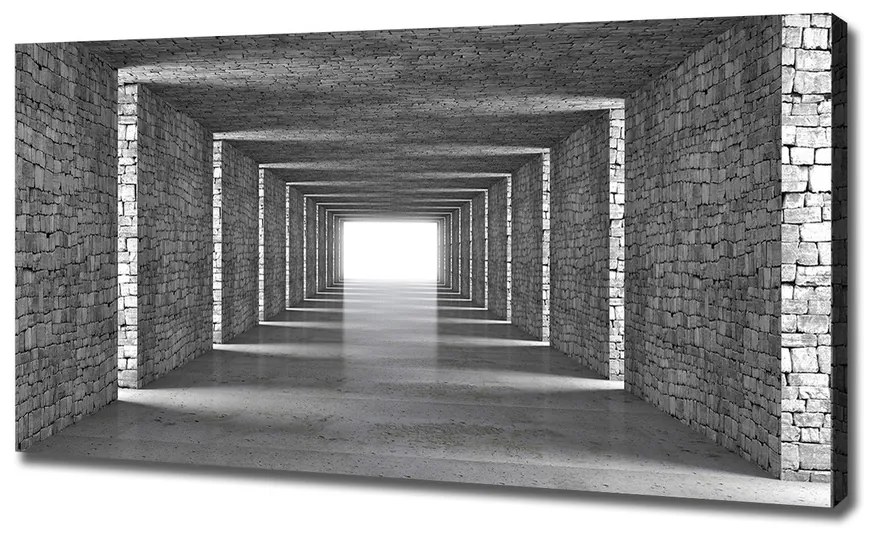 Wallmuralia Foto obraz na plátně do obýváku Tunel z cihel 120x60 cm