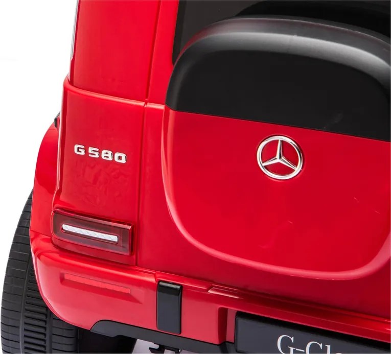LEAN CARS Akumulátorové vozidlo Mercedes G 4x4 24 V 2580, červené