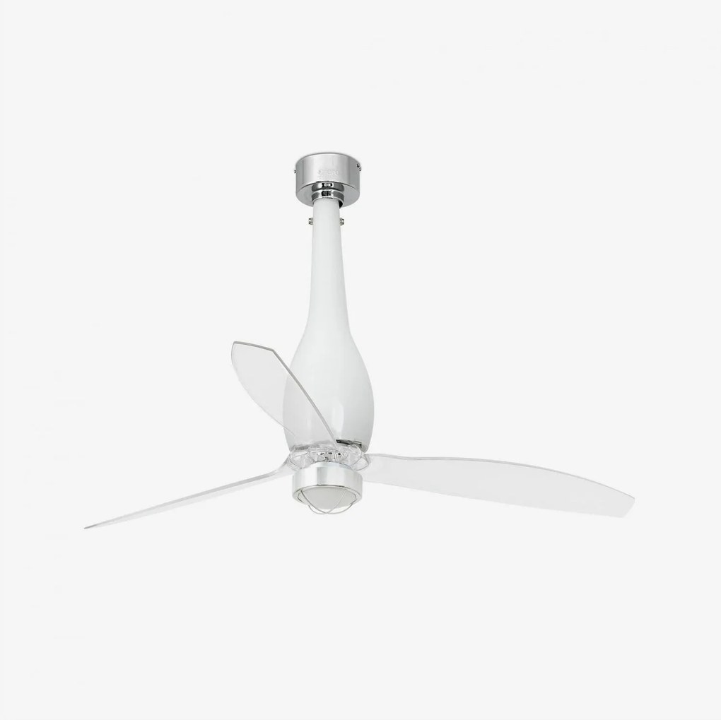 FARO 32000-9 ETERFAN M LED, bílá/transparentní, stropní ventilátor s DC motorem - FARO