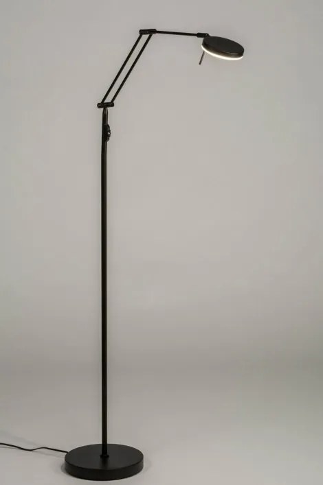 Stojací designová LED lampa se stmívačem Amenit Black