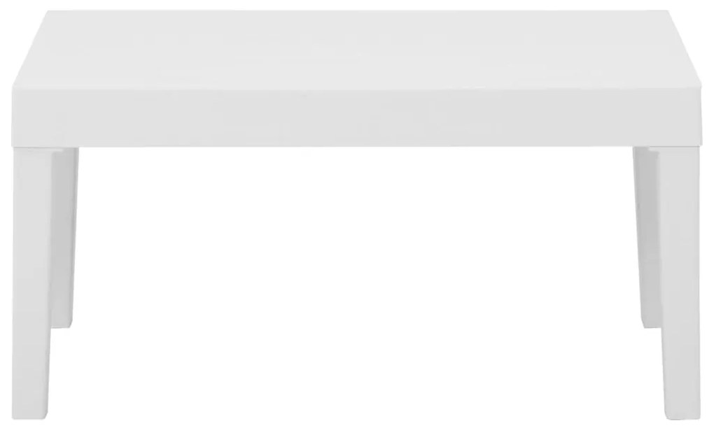 vidaXL Marketos 4dílná zahradní sedací souprava s poduškami plast bílá