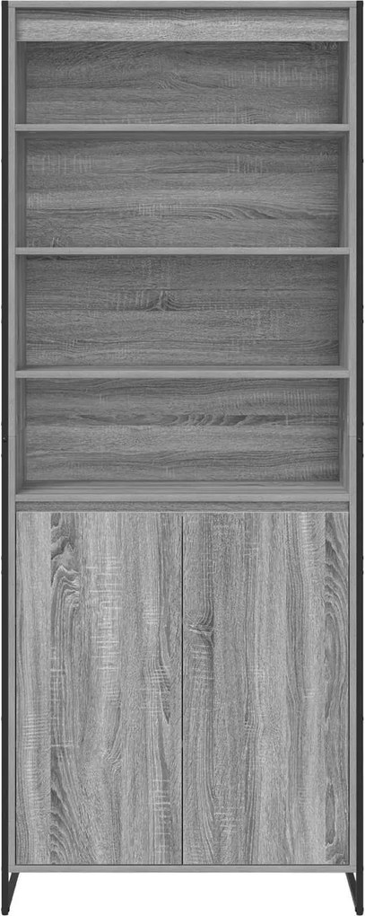 Vysoké skříně Šedá Sonoma 79 x 36 x 200 cm Kompozitní dřevo 3403043
