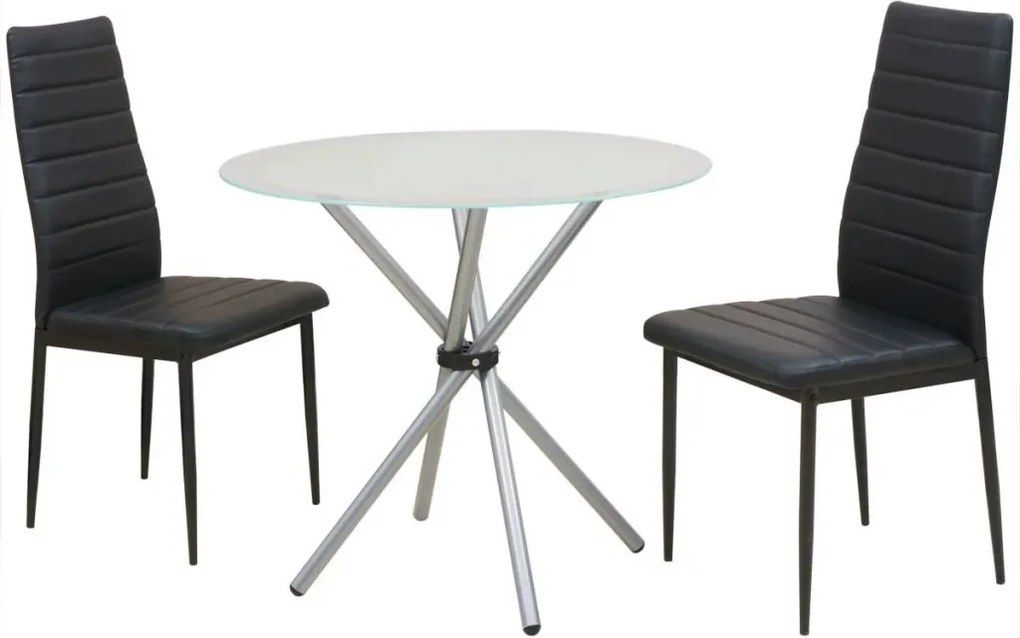 3-dílný jídelní set | jídelní stůl a židle