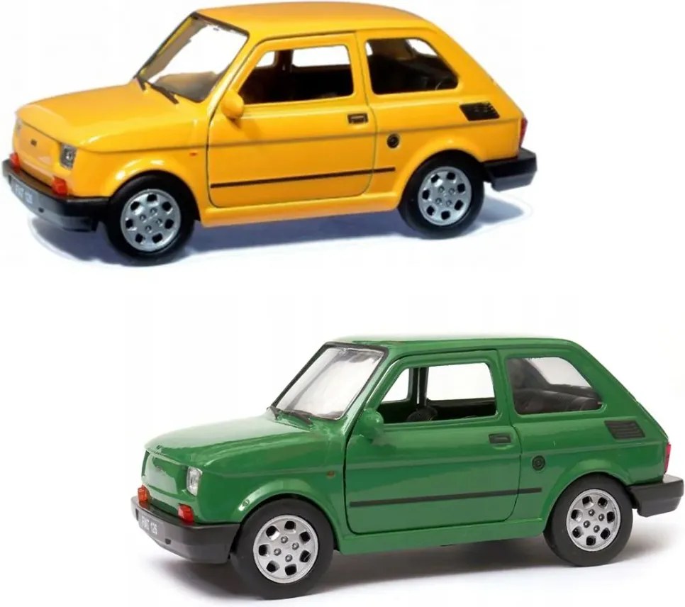 Welly Kovové autíčko Fiat 126 - Maluch, 1:34