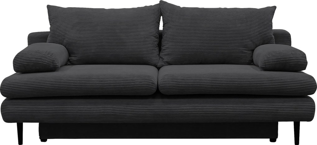 XXXLutz ROZKLÁDACÍ POHOVKA, textil, tmavě šedá P & B - Rozkládací pohovky - 001574003801