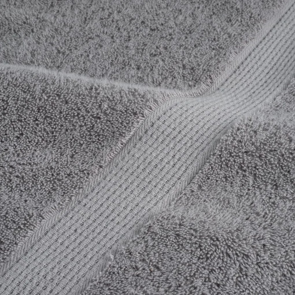 Prémiové ručníky do sprchy SOLUND 10 ks šedé 70x140 cm 600 g/m² 137310