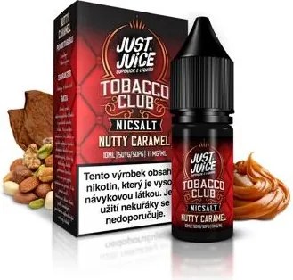 Just Juice Salt Oříškový tabák s karamelem 10ml (11mg)