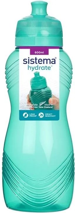 Sistema® hydrate™ láhev wave twist ‘n’ sip 600 ml, mátová