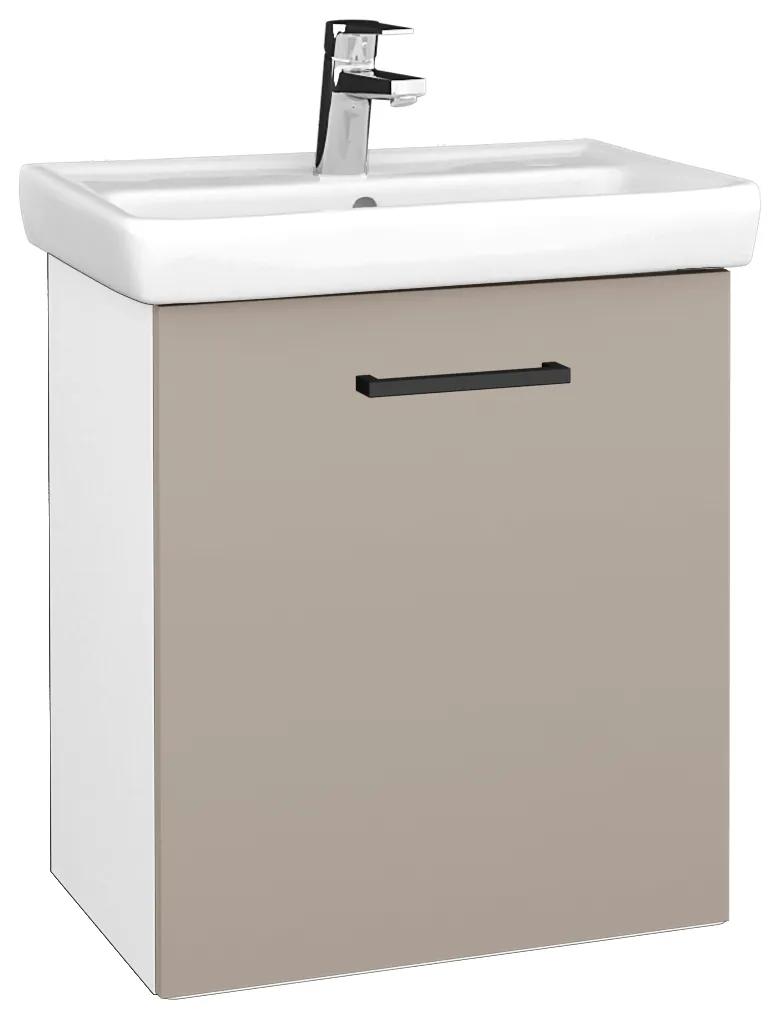 Dřevojas Koupelnová skříň DOOR SZD 55 Varianta: N01 Bílá lesk / Úchytka T01 / IND Individual / Pravé