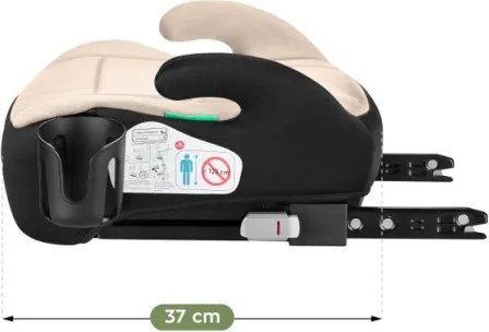 Dětský podsedák do auta Cabby 30 béžový / černý