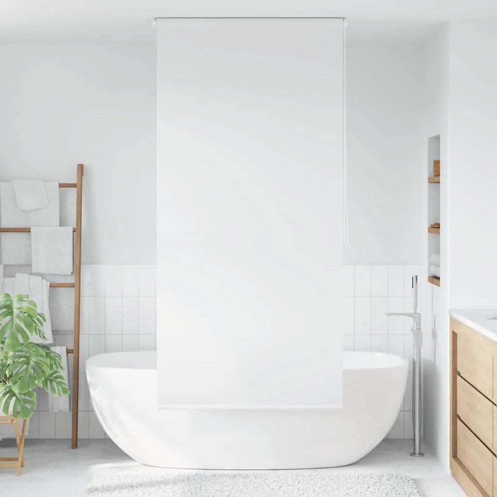 Sprchová roleta 120 x 240 cm bílá 142843