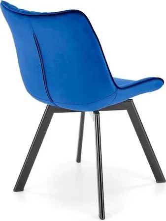 Jídelní otočná židle Halmar K520 tmavě modrá