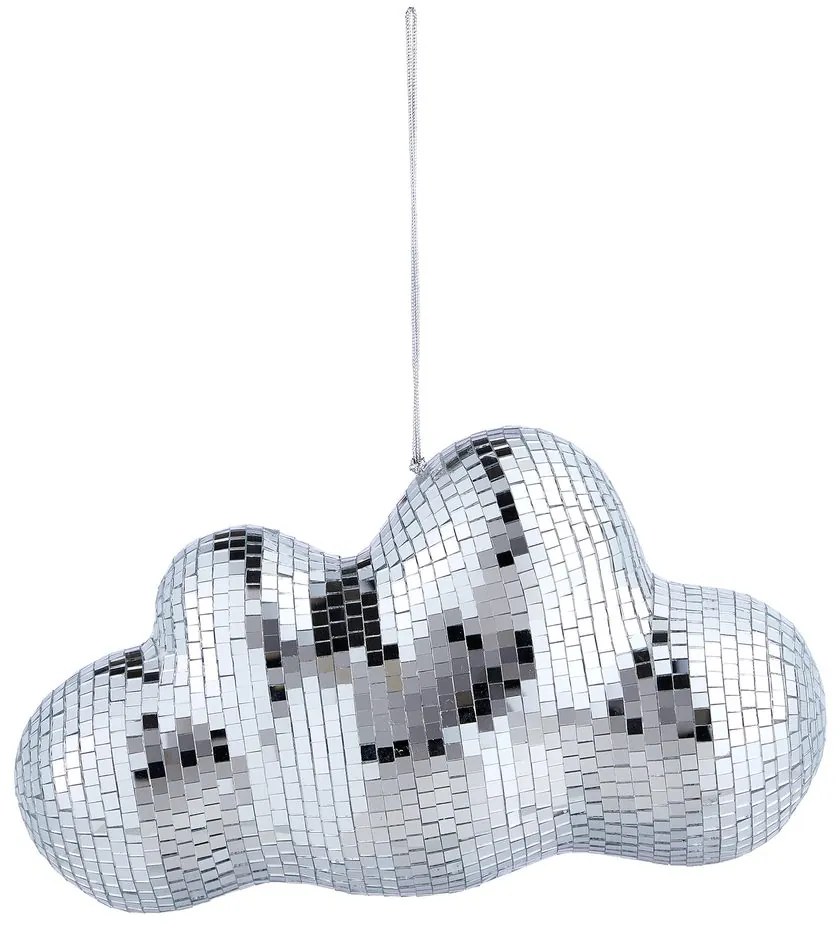 DISCO Oblak 25 cm - stříbrná