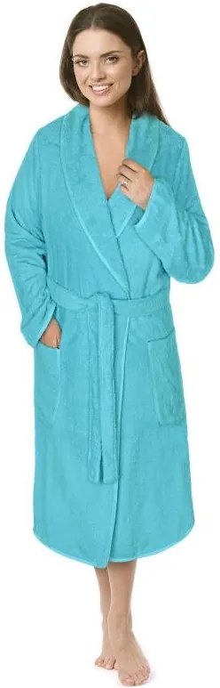 Veratex Froté župan dámský tyrkysový XXXL ( 100% bavlna, 330 g/m2 ) XXXL Froté