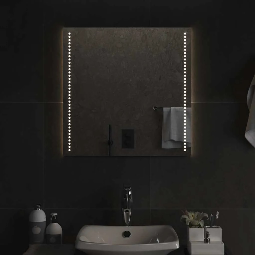 Koupelnové zrcadlo s LED osvětlením 60 x 60 cm 151721