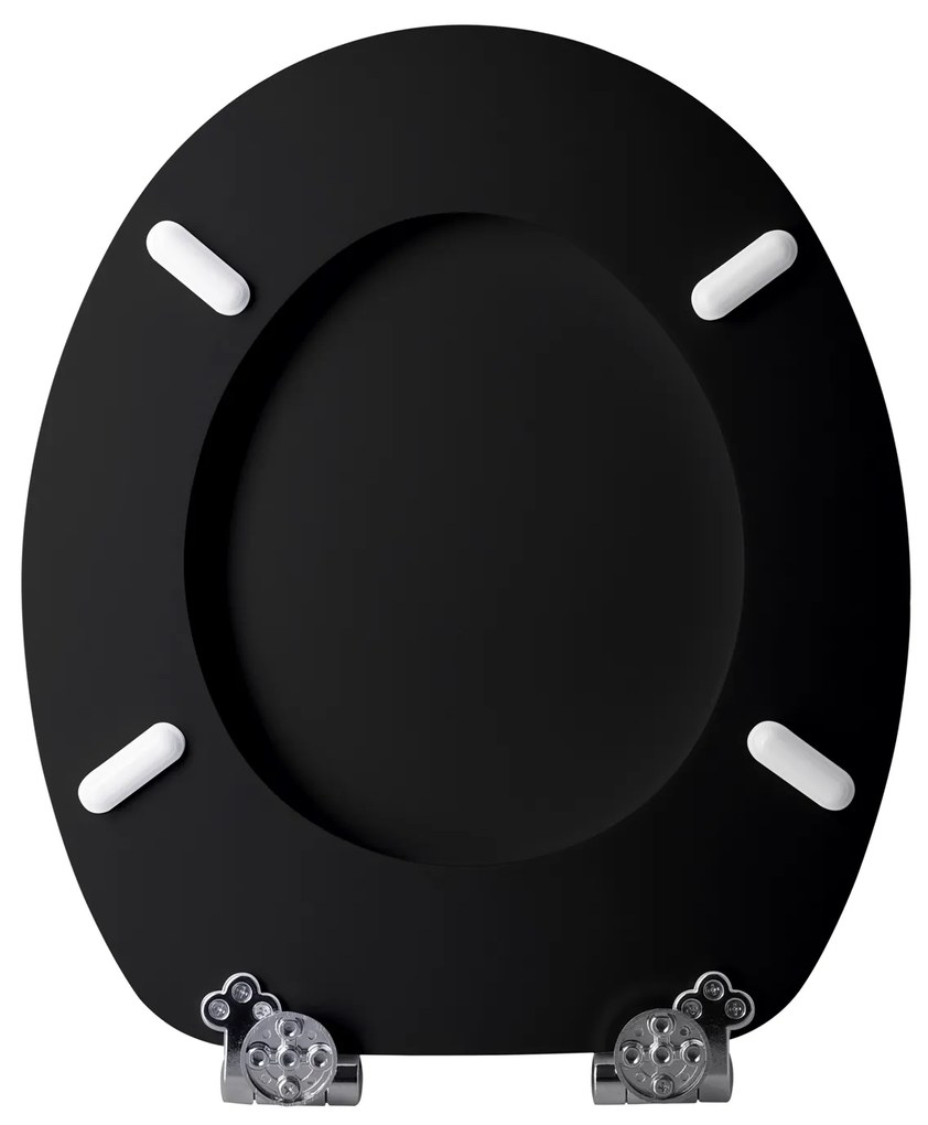 WC sedátko s automatickým spouštěním černé 108584