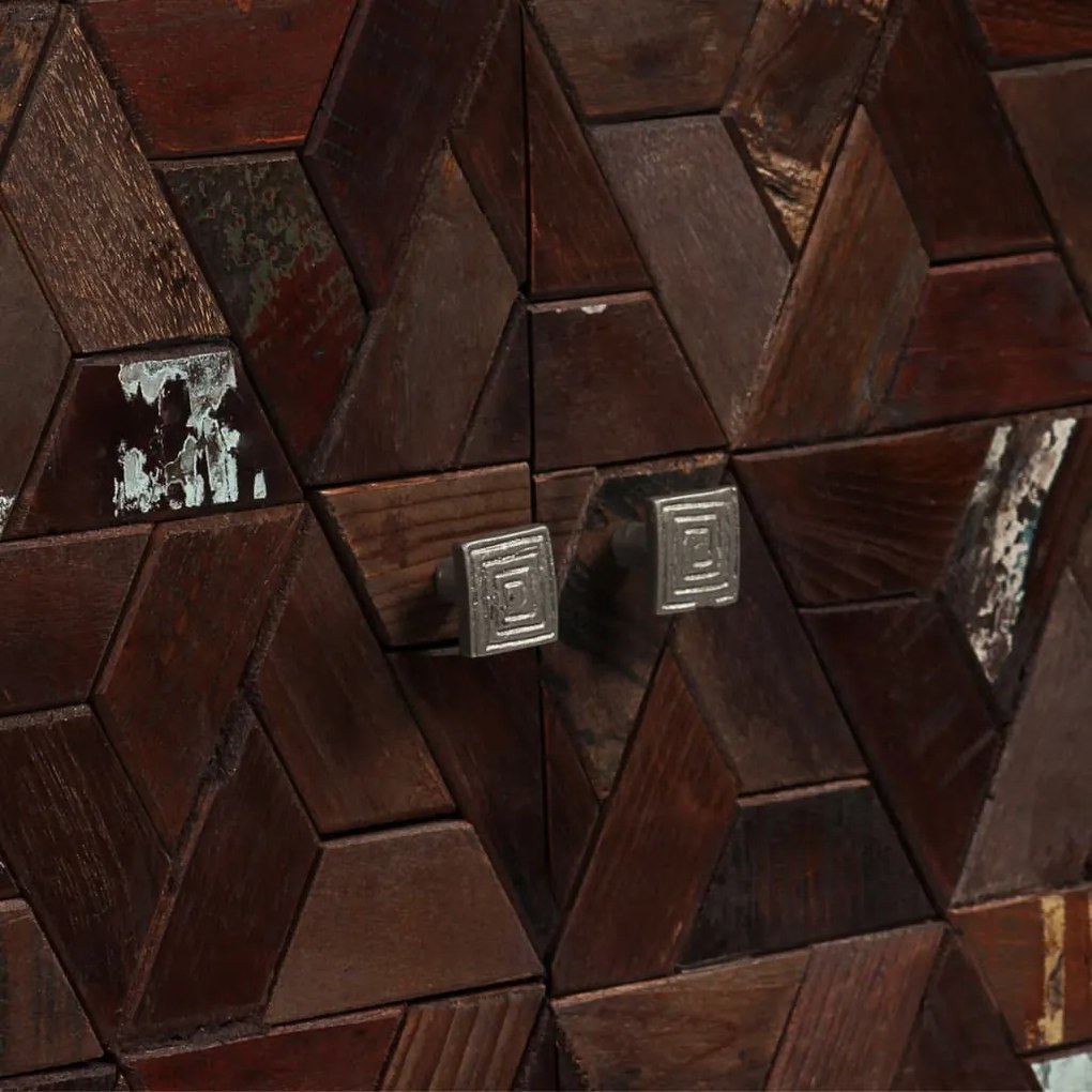Příborník Masivní Recyklované Dřevo 60 X 30 X 76 Cm