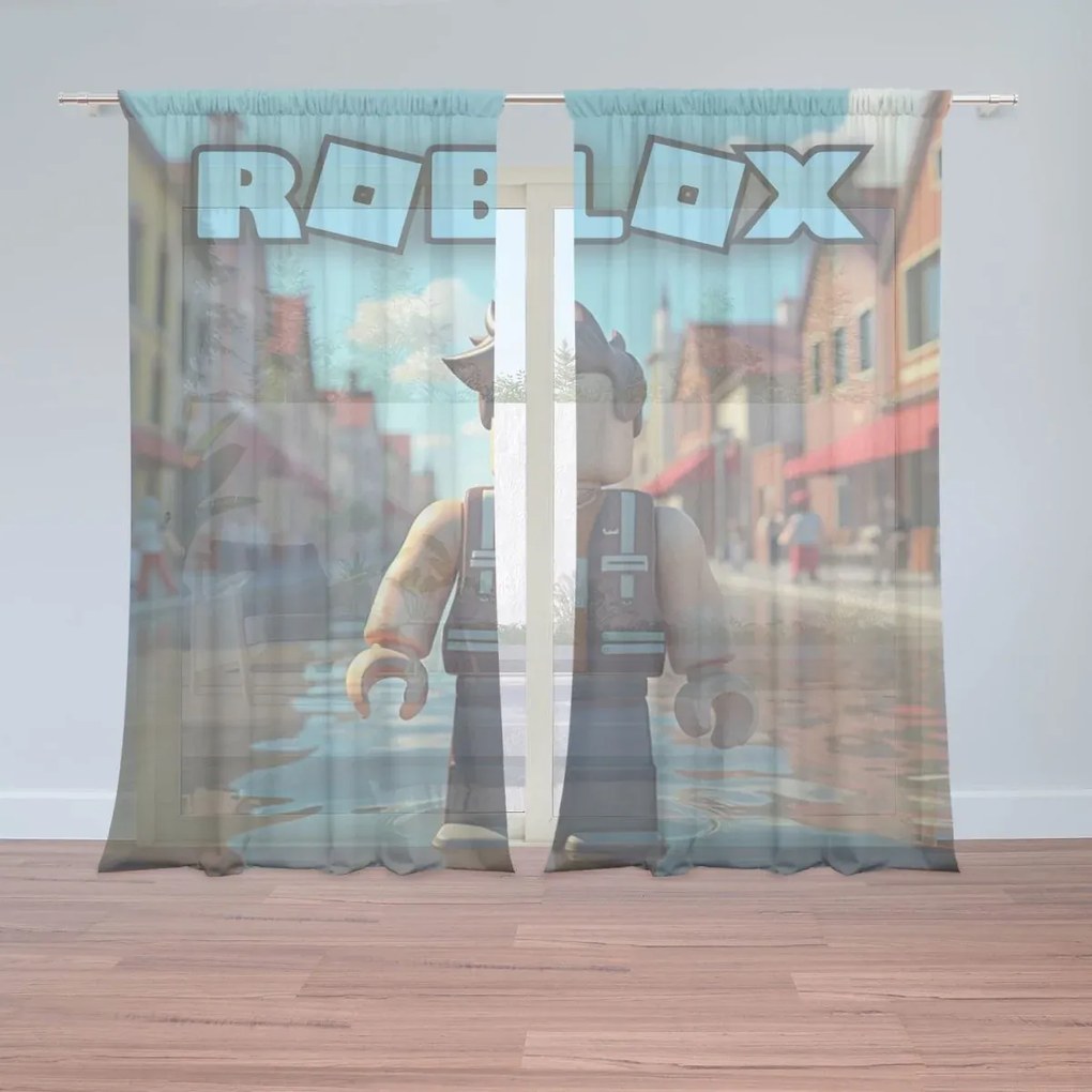 Sablio Záclony ROBLOX Město: 2ks 150x250cm