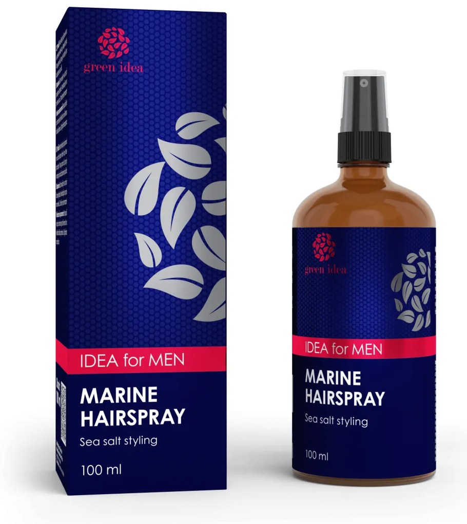 Green idea IDEA for MEN - Marine hairspray - Sea salt styling 100 ml