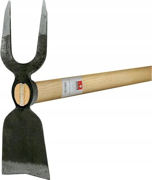 Oboustranná motyka 250 mm 0,6 kg, dřevěná násada, délka 135 cm Ideal