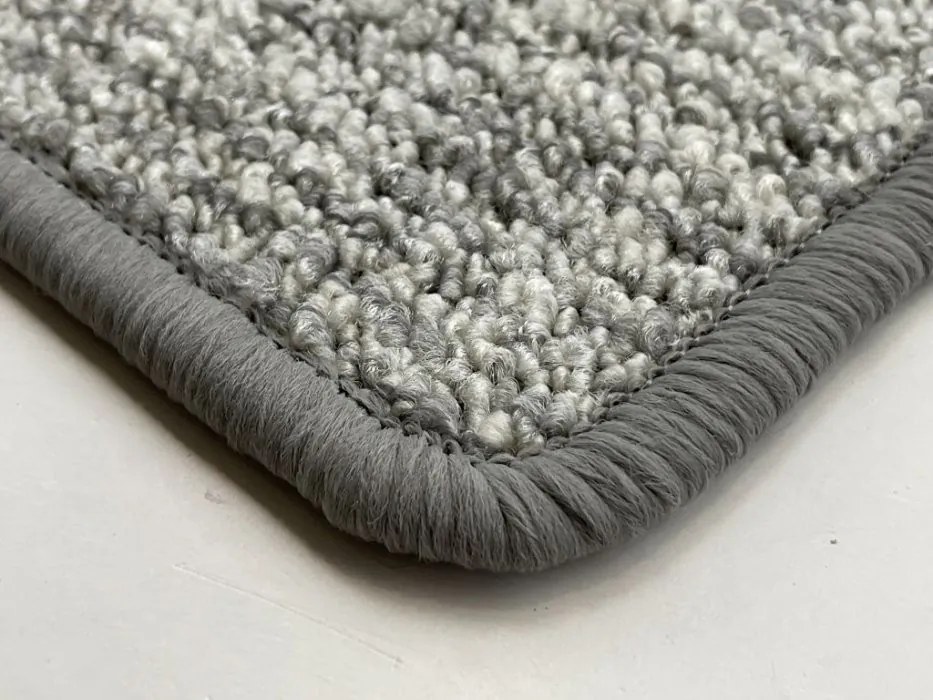 Vopi | Kusový koberec Alassio šedý - Kulatý 80 cm průměr