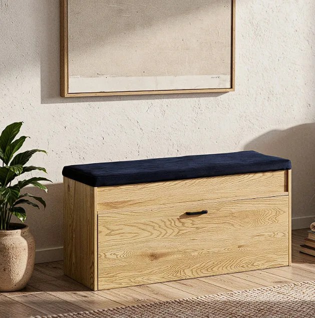 JU Skříň na boty se sedákem 100 x 35 x 49 cm