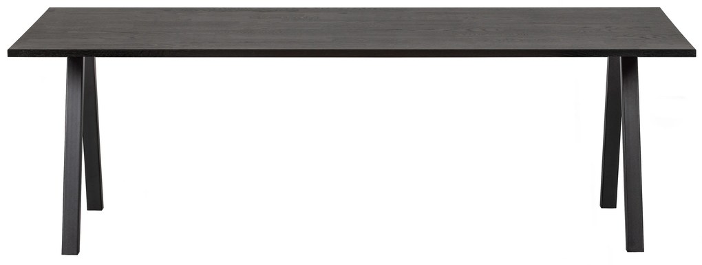 WOOOD jídelní stůl TABLO dub 220x90 cm černý 376089-NAA