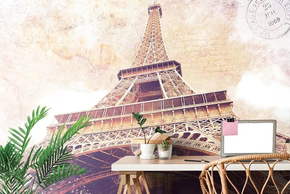 Samolepící tapeta Eiffelova věž v Paříži