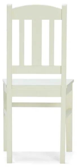 Dřevěná jídelní židle Jodpur Bílá