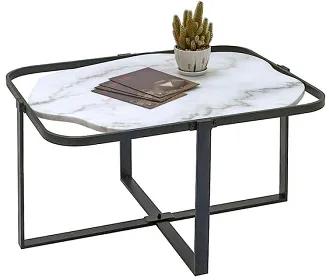 Konferenční stolek s mramorovou deskou