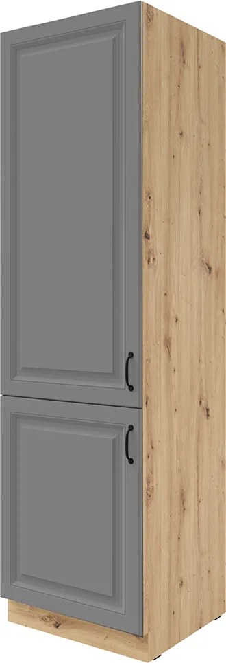 Kuchyňská linka STILO ad | 120 + 230 cm | PREMIUM BOX zásuvky | UNI dvířka | artisan/šedá